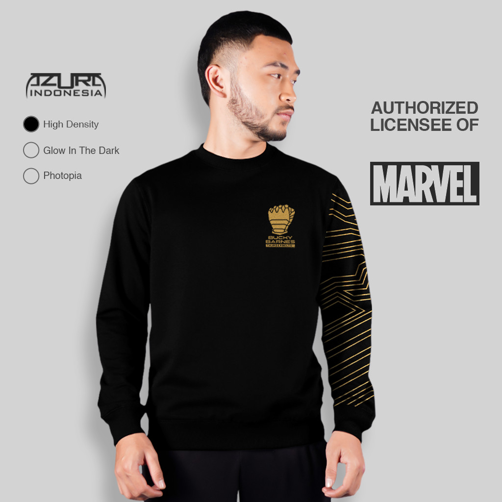 Jual Azura Crewneck Marvel Original Thunderbolts Bucky Barnes Left Hand ...