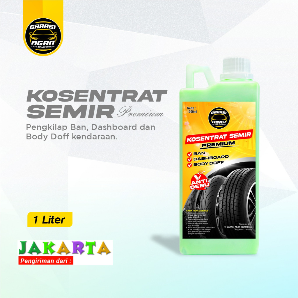 Jual GARASI AGAN JAKARTA OFFICIAL KOSENTRAT SEMIR Original 1 Liter ...