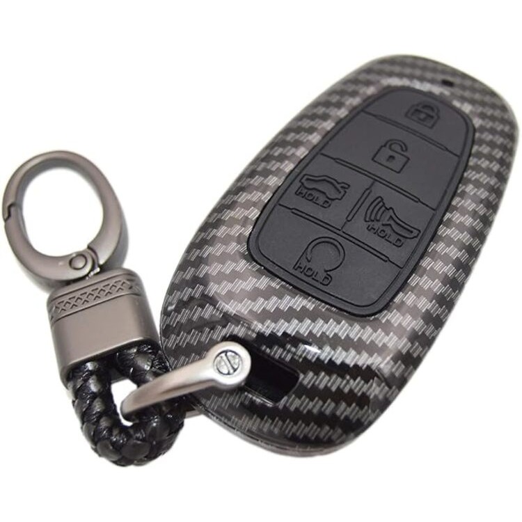 Jual Casing Carbon Remote Mobil Key Case Hyundai Ioniq 5 Hitam Merah ...