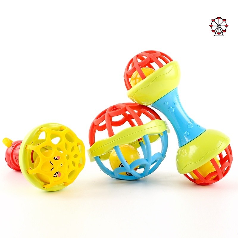 Jual Ferris Wheel Mainan Kerincingan Bayi Genggam/ Teether Rattle Stick ...