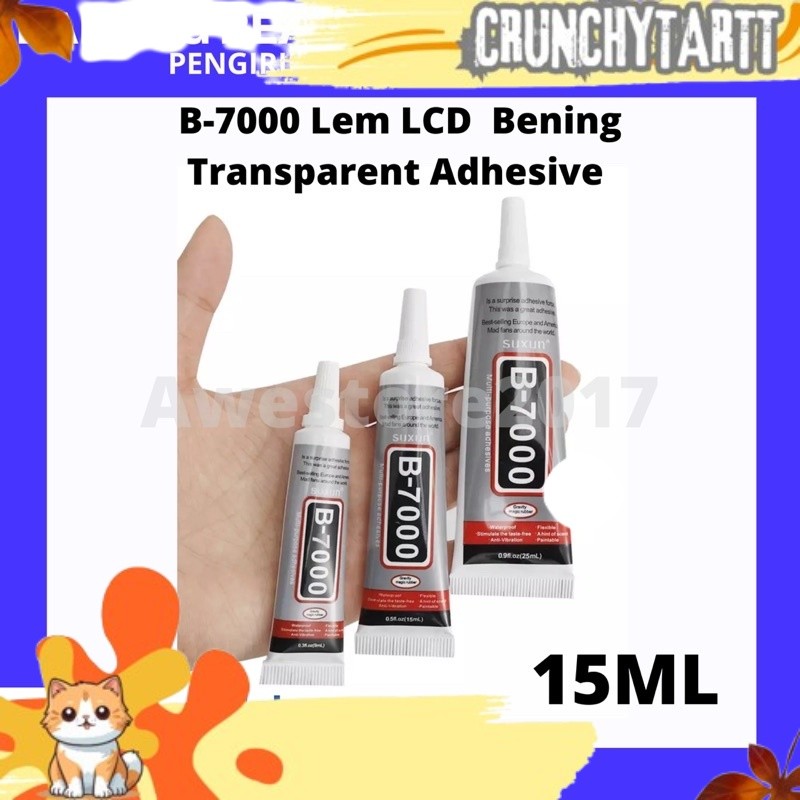 Jual READYYY Lem LCD Touchscreen T-7000 T7000 B-7000 B7000 Backdoor Bening Hitam AWE | Shopee ...