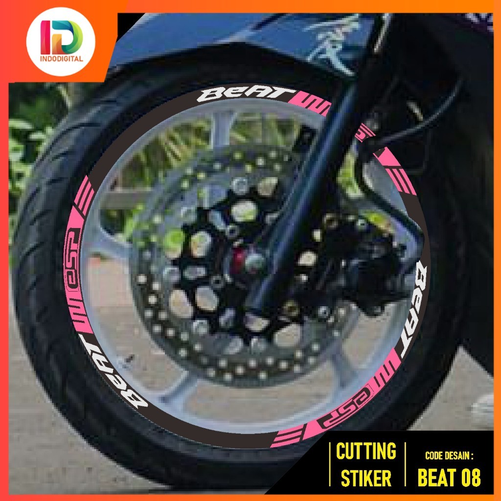 Jual stiker velg beat fi ring 14 Kode 08 esp delux sticker velk stiker ...