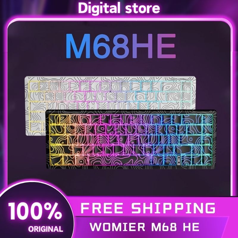 Jual Womier M68 He Gaming Keyboard Contour E-Sport Driver 0.04rt Socd ...