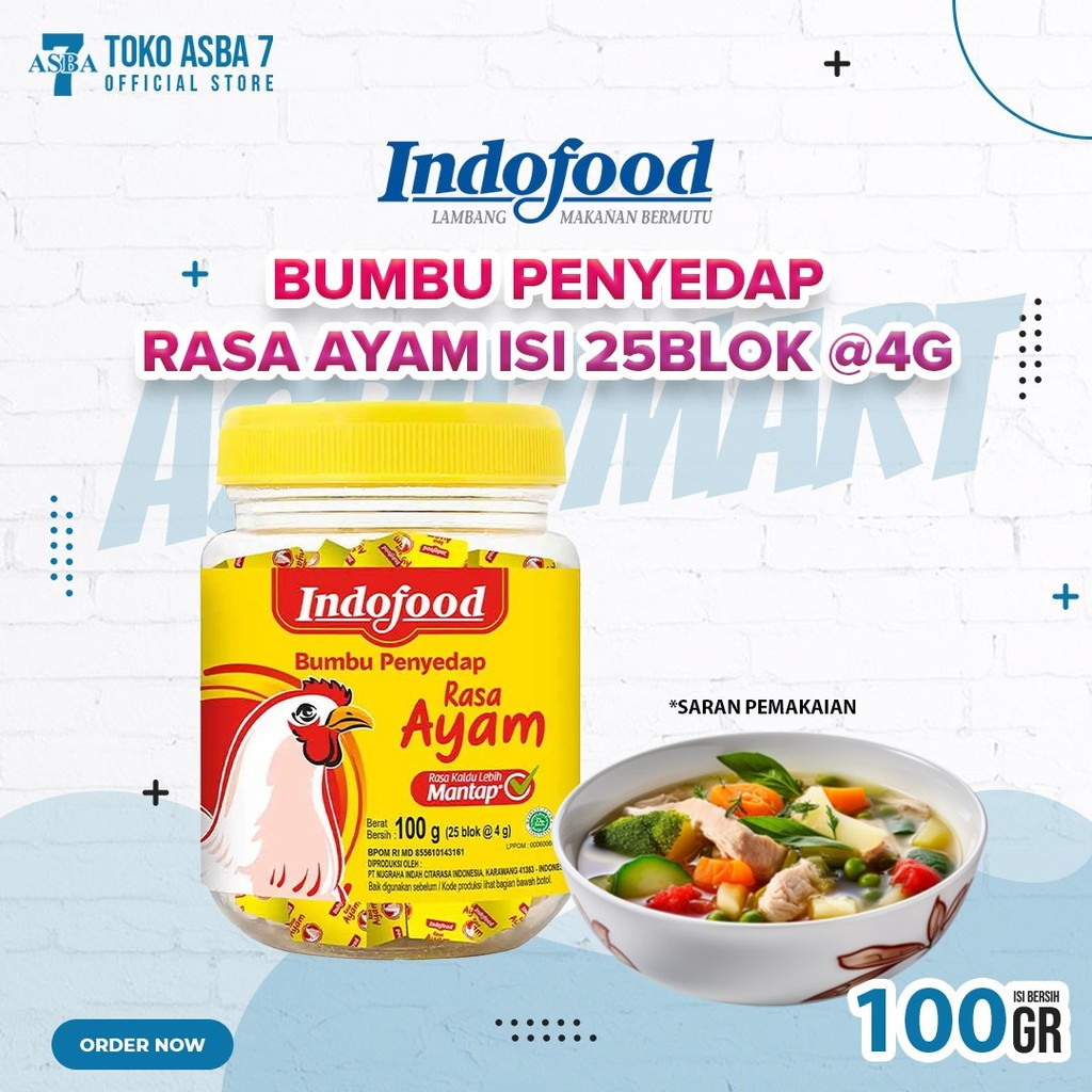 Jual INDOFOOD KALDU AYAM 25 BLOK 100 GR | Shopee Indonesia