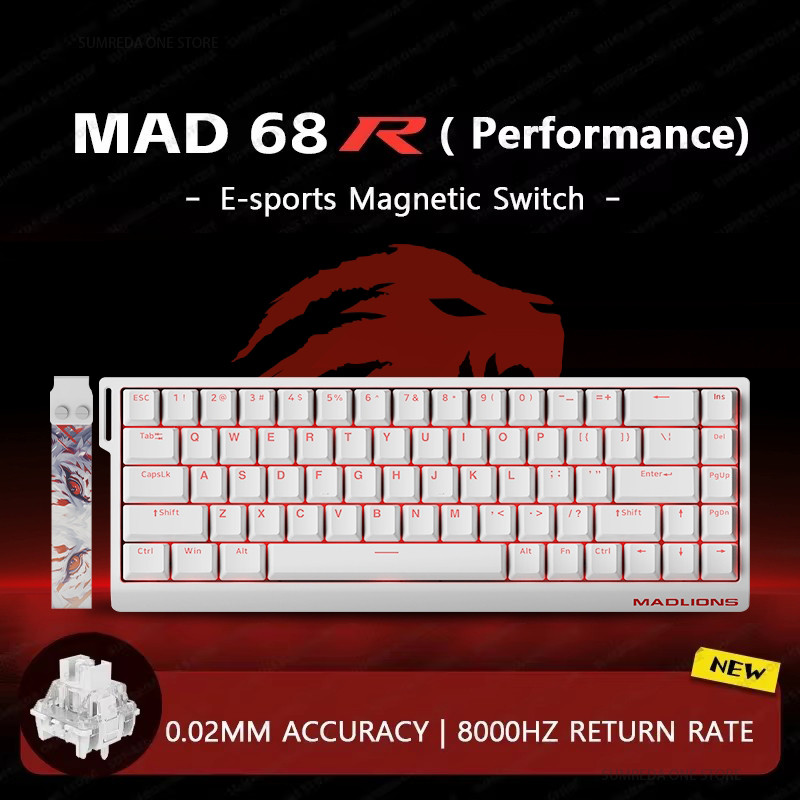 Jual Madlions Mad 68R Mad 60he Mad60 Mad 68he Wired Mechanical Keyboard Gaming Magnetic Switch ...