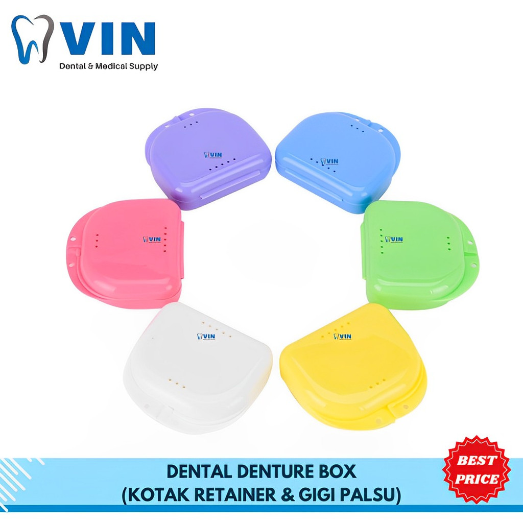 Jual Denture box dental tempat gigi palsu kotak prosthesa / prostesa ...
