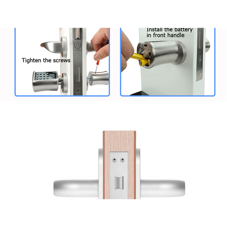 Jual Tuya BLE Smart Electronic Door Lock Bluetooth Remote Control ...