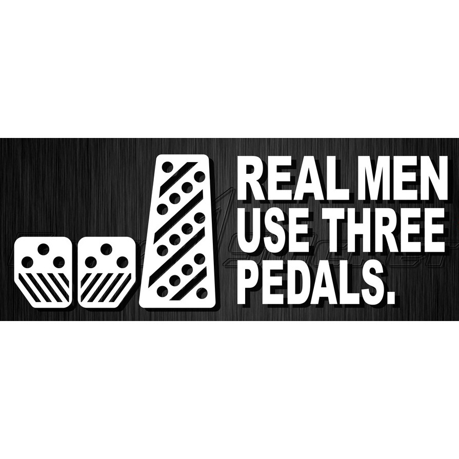 Jual stiker keren maco real man sticker three pedal | Shopee Indonesia