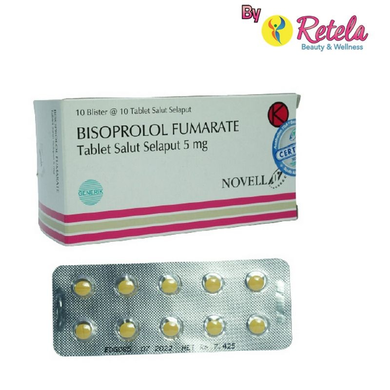 Jual BISOPROLOL 5MG 1 BOX 100 TABLET ( NOVELL ) | Shopee Indonesia