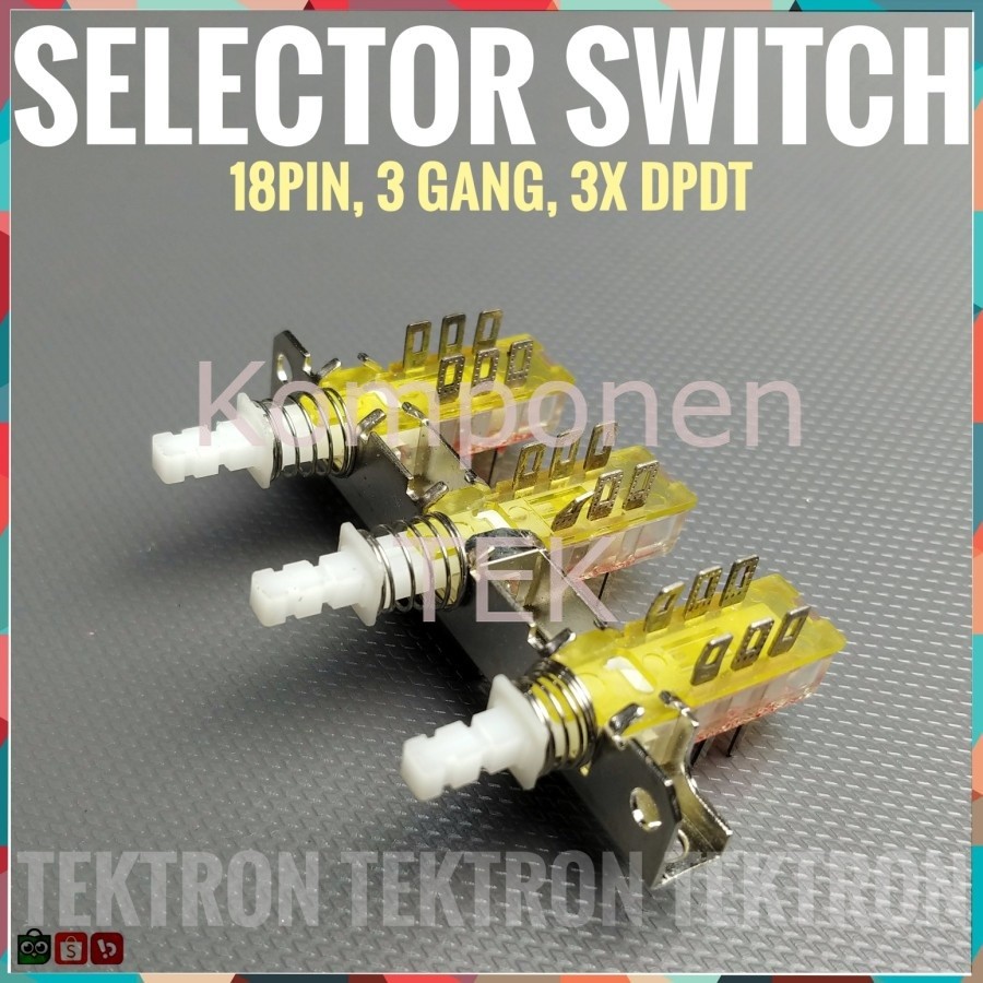 Jual Selector Switch 3 Channel 3x6pin 18pin TV Selektor SW | Shopee ...