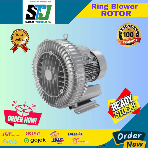 Jual Ring Blower 1HP Rotor HB 750 380V Centrifugall Blower Vortex Tambak | Shopee Indonesia