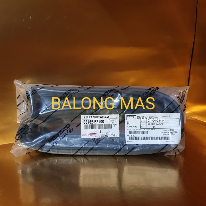 Jual run glass karet kaca chanel M kiri toyota avanza allnew xenia ORI ...