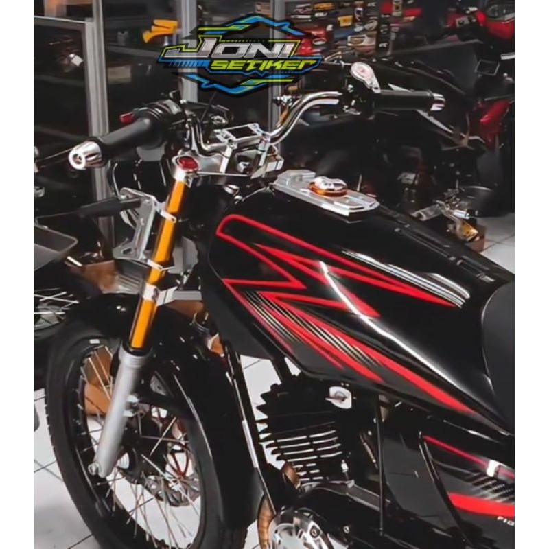 Jual Striping stiker rx king tahun 2003 merah hitam rxking merah hitam ...