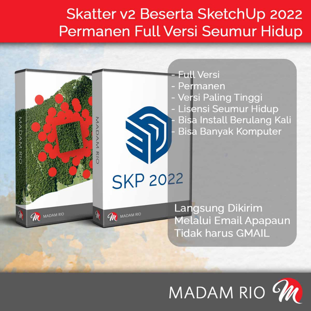 Jual PLUGINS SKATTER 3D SKETCHUP 2022 WIN ARSITEK ARCHITECTURE ...