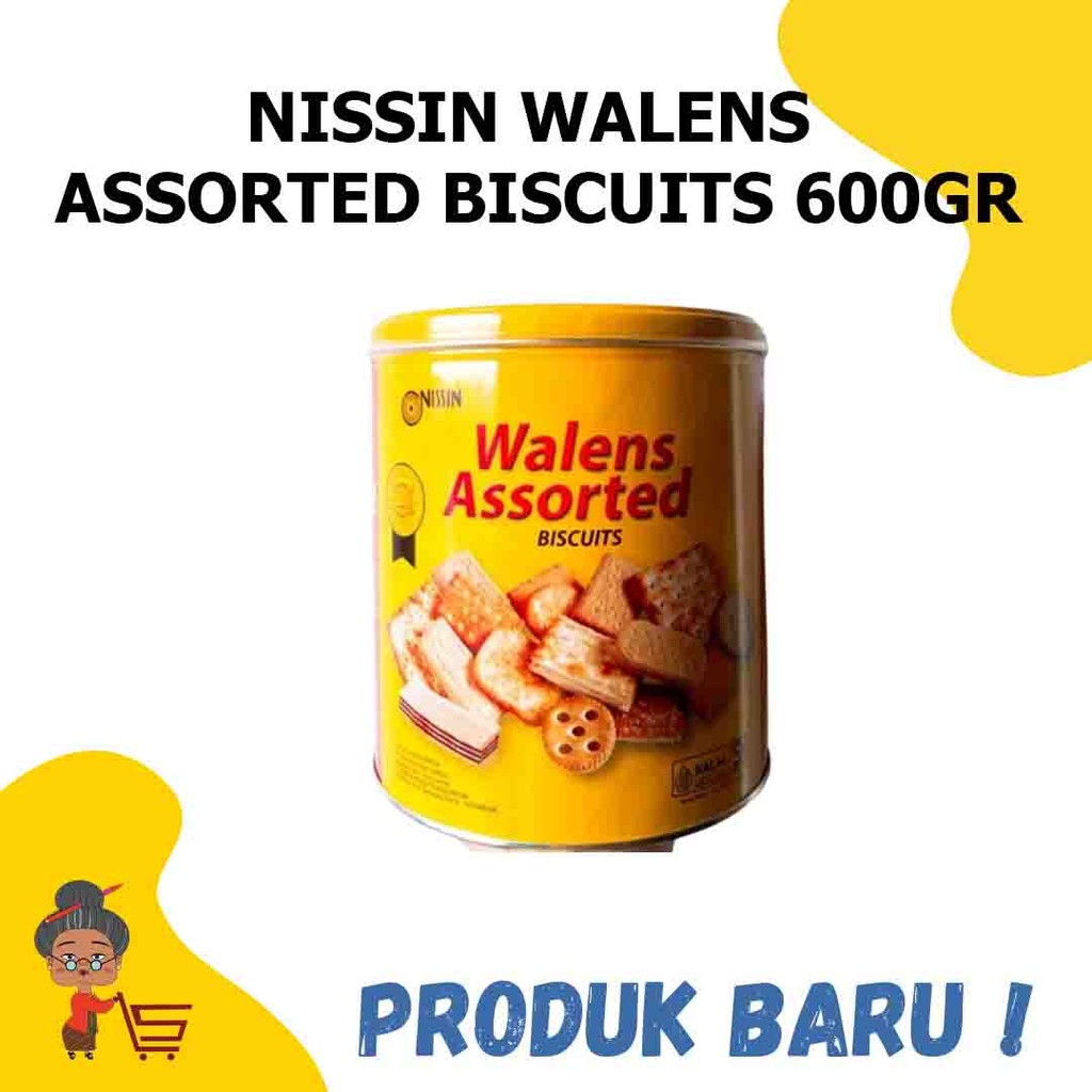 Jual NISSIN WALENS ASSORTED BISCUITS KALENG 600GR / NISSIN WALENS ...