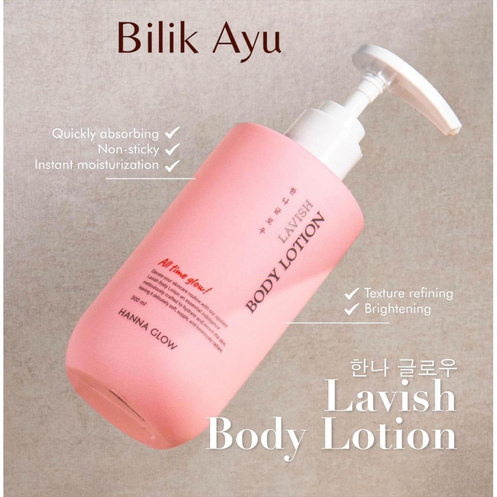 Jual Hanna Glow Body Line Body Lotion 300ml | Shopee Indonesia