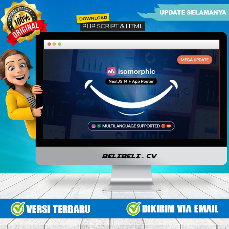 Jual Isomorphic - React NextJs Admin Dashboard Template | Shopee Indonesia