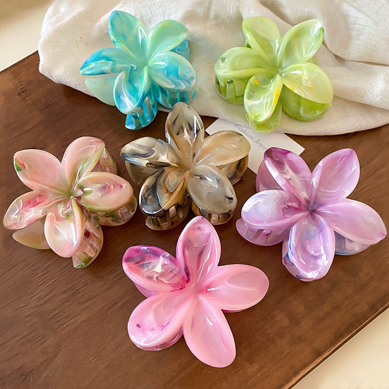 Jual Jepit Rambut Bunga Kamboja Jedai Rambut Plumeria Akrilik ...