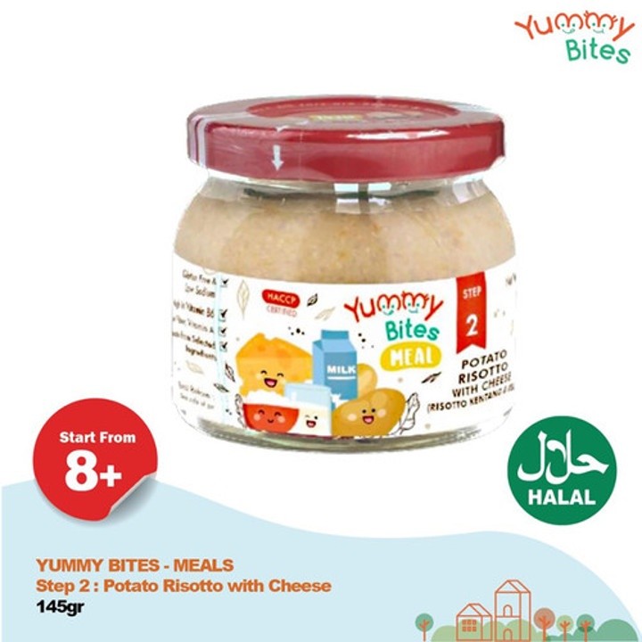 Jual Yummy Bites Meal Step 2 Potato Risotto Cheese 145gr - Makanan Bayi ...