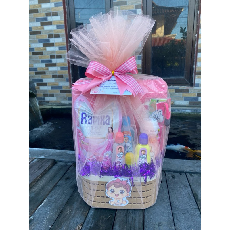 Jual parcel baby gift set hampers baby newborn kado bayi baru lahir ...