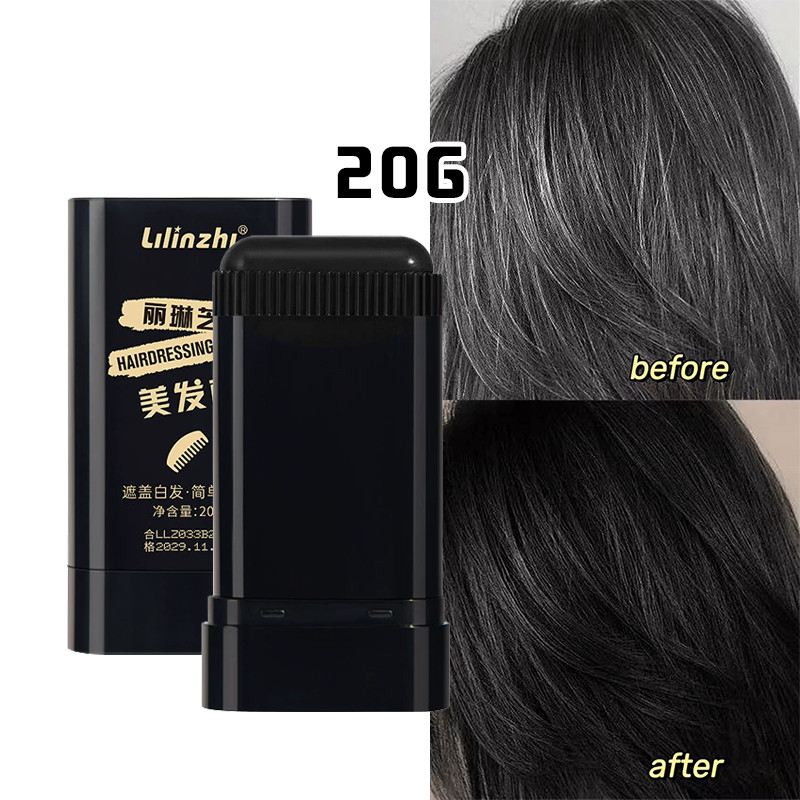 Jual Pewarna Rambut Hitam Stick Penghitam Rambut Uban Permanen Sisir ...