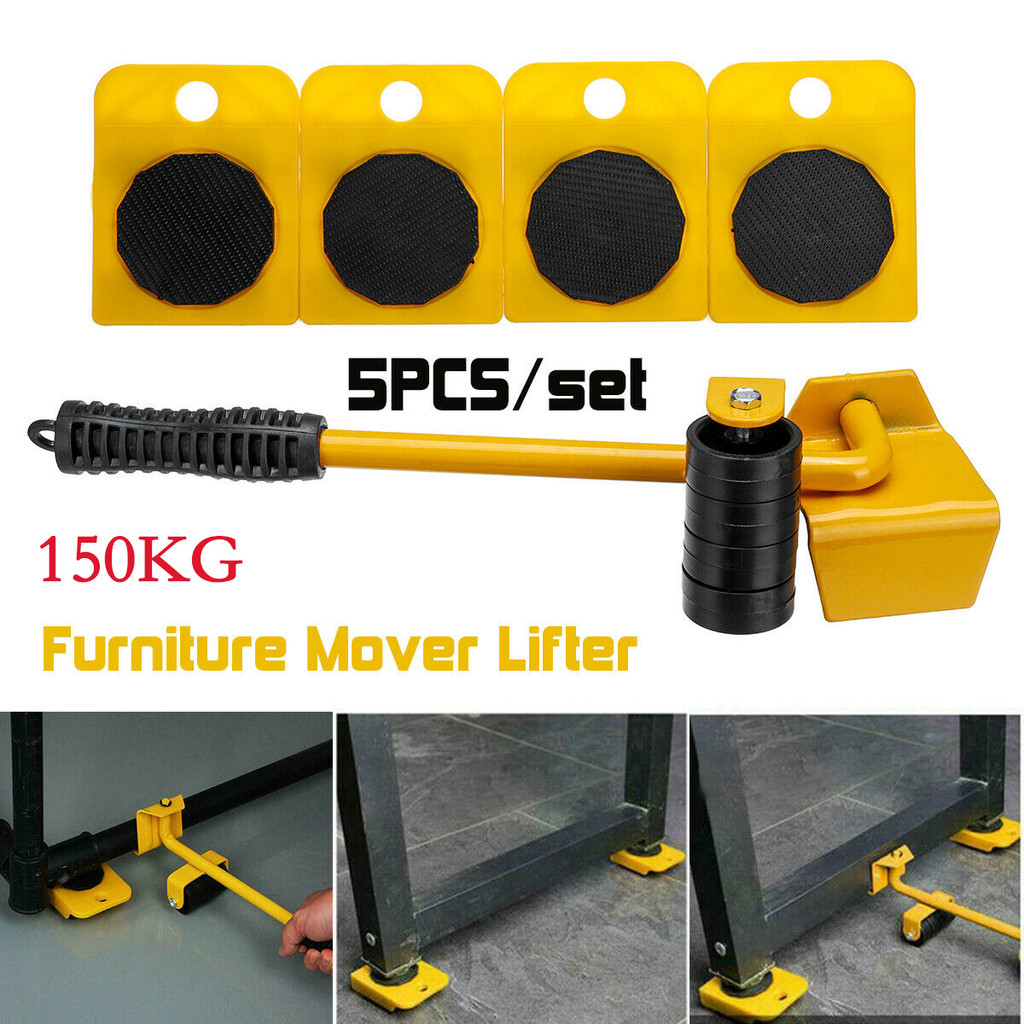 Jual 5Pcs Furniture Lifter Sliders Tool Kit Transport Heavy Stuffs ...