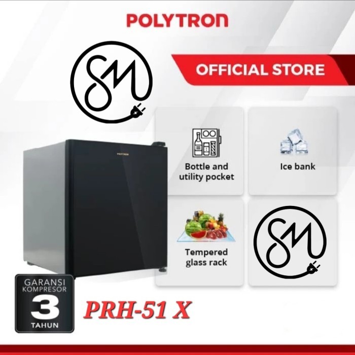 Jual Kulkas Portable Polytron PRH-51 X R minibar 51X 51R PRH51 mini bar ...
