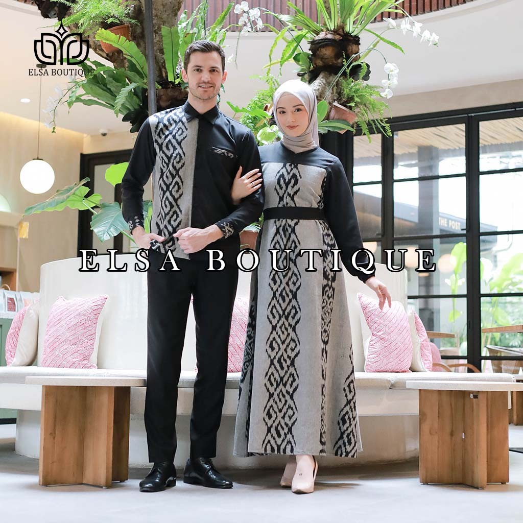 Jual Set couple shasya, couple baju kondangan tenun troso, baju lebaran ...