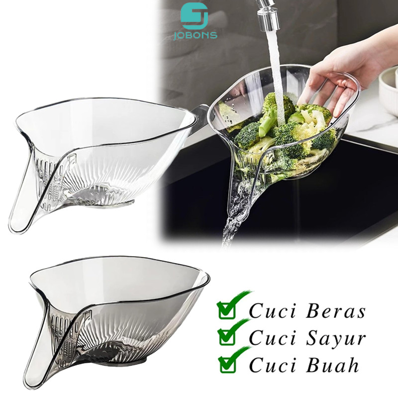 Jual Baskom Cuci Beras / Wadah Cuci Buah Dan Sayur / Keranjang Buah ...