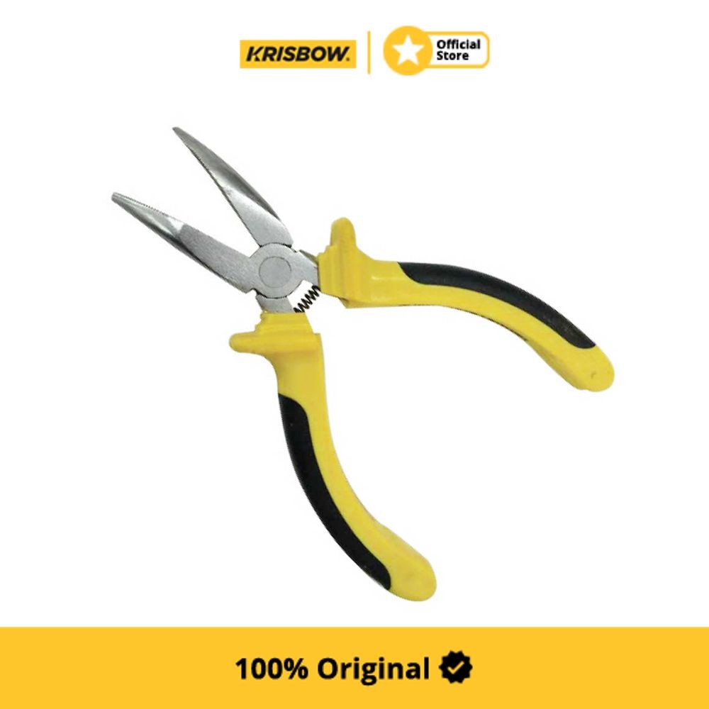 Jual Krisbow Tang Lancip Bent Nose Plier Mini 12 cm | Shopee Indonesia