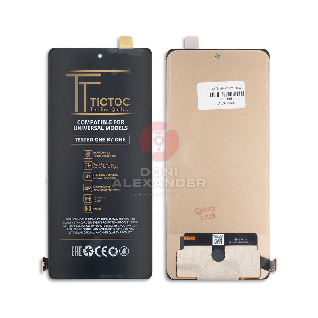 Jual LCD TOUCHSCREEN INFINIX NOTE 40 4G X6853 COMLPLETE 1SET | Shopee ...