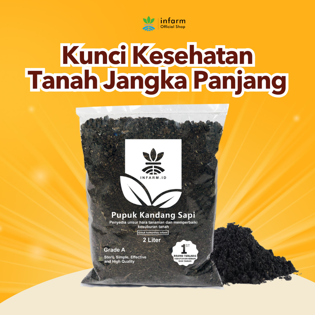 Jual INFARM - Media Tanam Organik Pupuk Kandang FREE Label Tag Tanaman ...