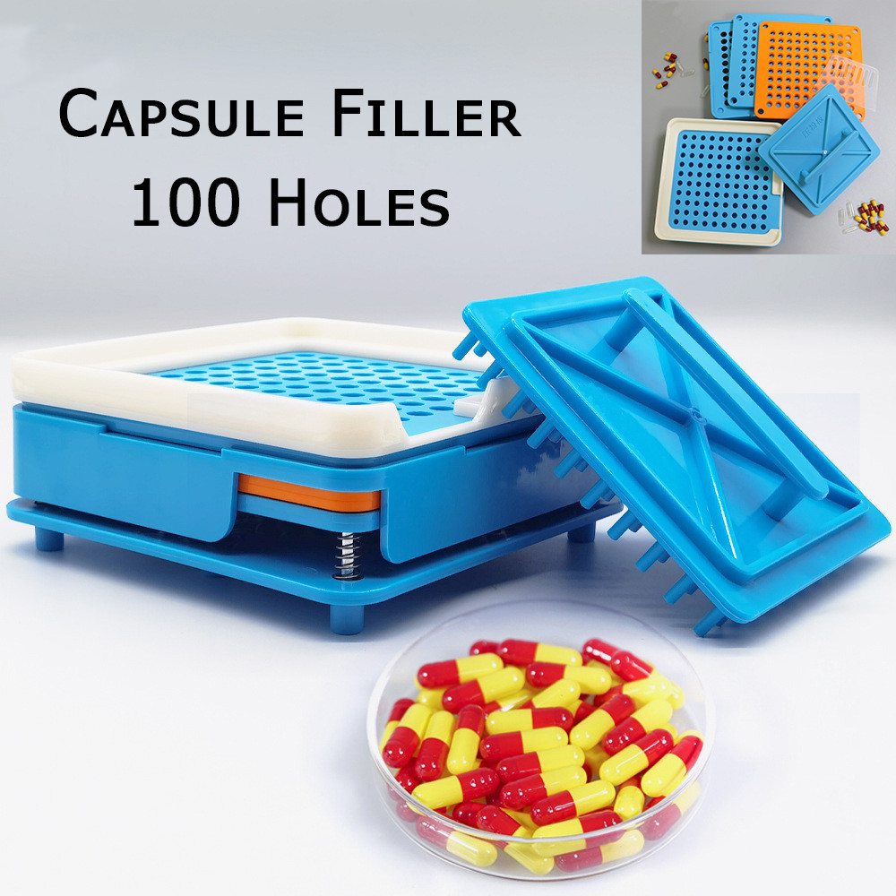 Jual [ready stock]100 Lubang Capsules Filling Board 0# Dan 00# 1#/Alat ...