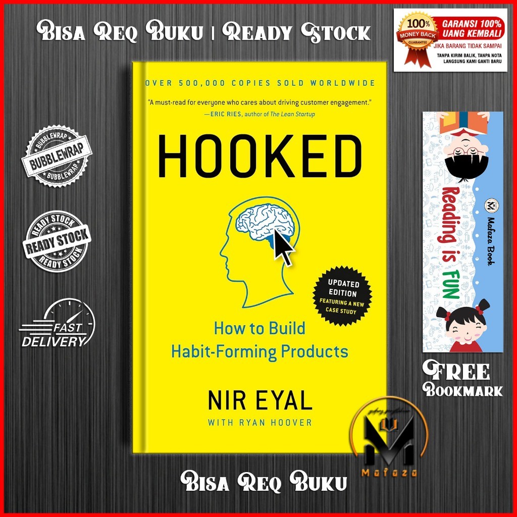 Jual Hooked: How to Build Habit-Forming Products by Nir Eyal (English) | Shopee Indonesia