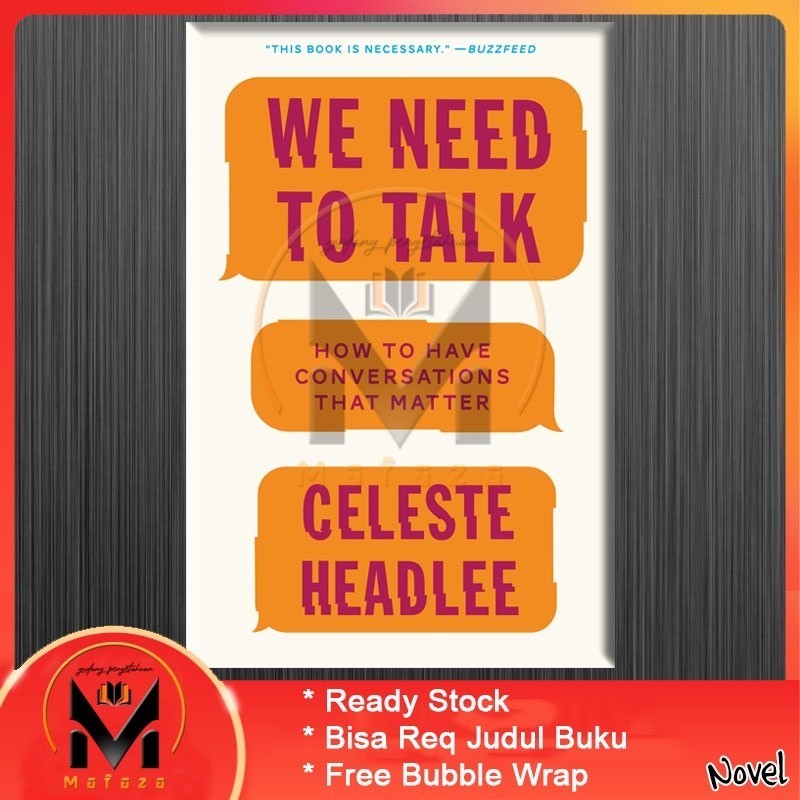 Jual We Need to Talk: How to Have Conversations That Matter (English ...