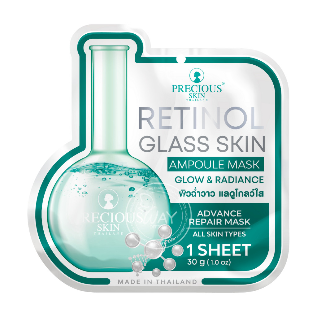 Jual PRECIOUS RETINOL GLASS SKIN AMPOULE MASK | Shopee Indonesia