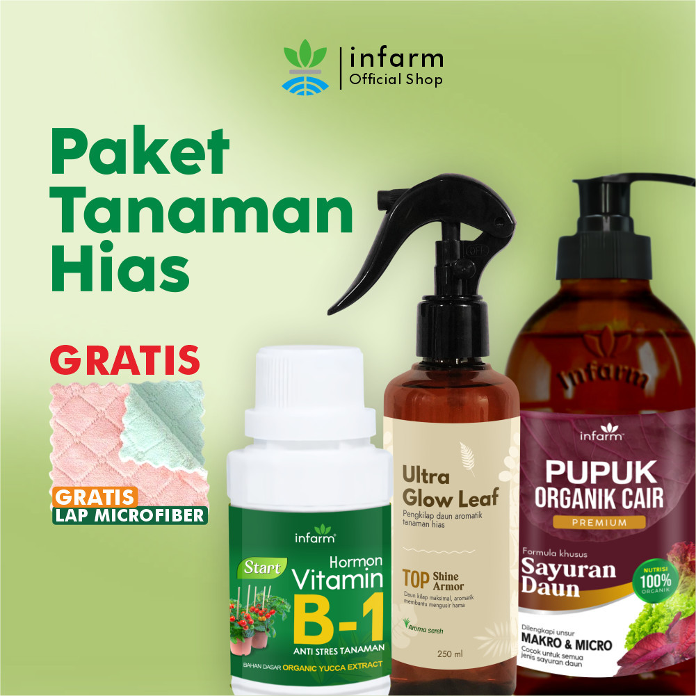 Jual INFARM - Paket Nutrisi Tanaman Hias Organik, Pupuk Perawatan untuk ...