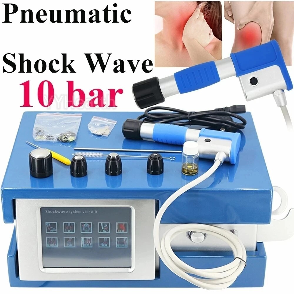 Jual 10 Bar Pneumatic Shockwave Therapy Machine Extracorporeal ...