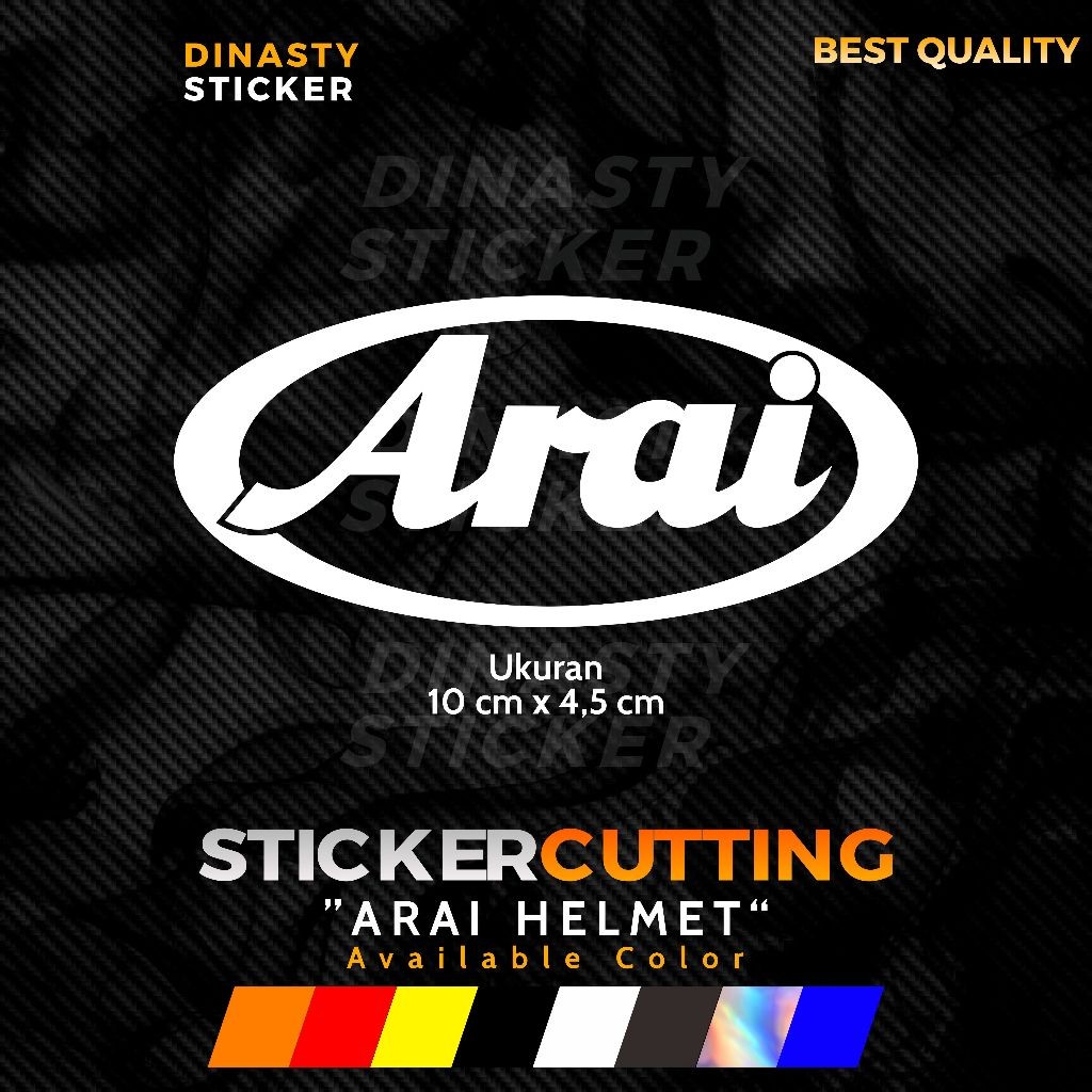 Jual STICKER STIKER CUTTING LOGO HELM ARAI | Shopee Indonesia