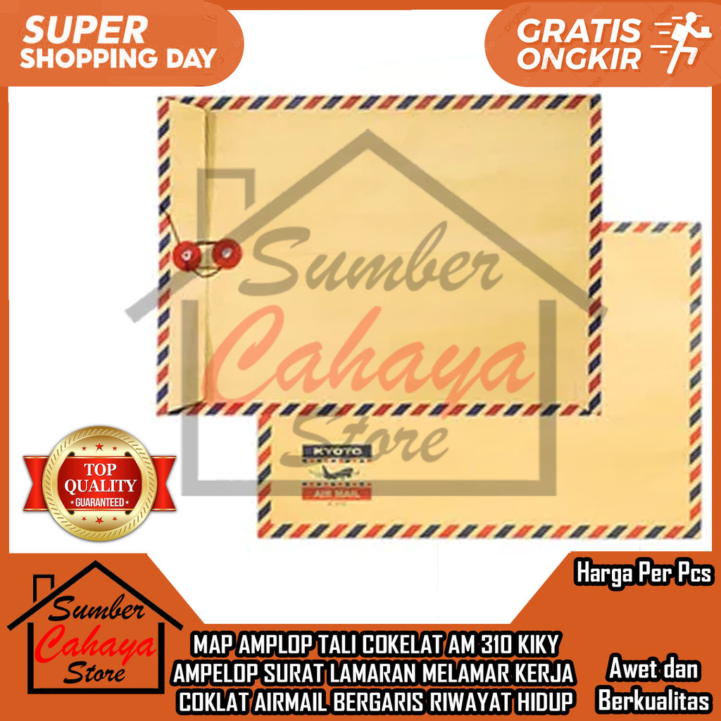 Jual Map Amplop Tali Cokelat Am 310 Kiky Executive Coklat Folio Doubel ...