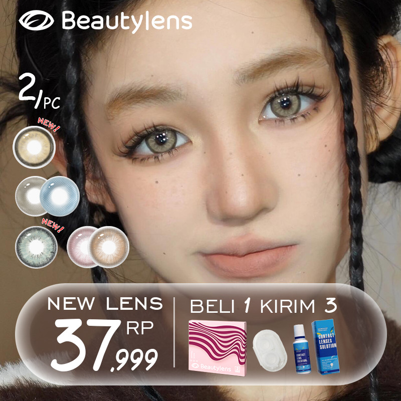 Jual Beauty Lens minus(0.00-8.00) Softlens Lensa Berwarna Lensa mata ...