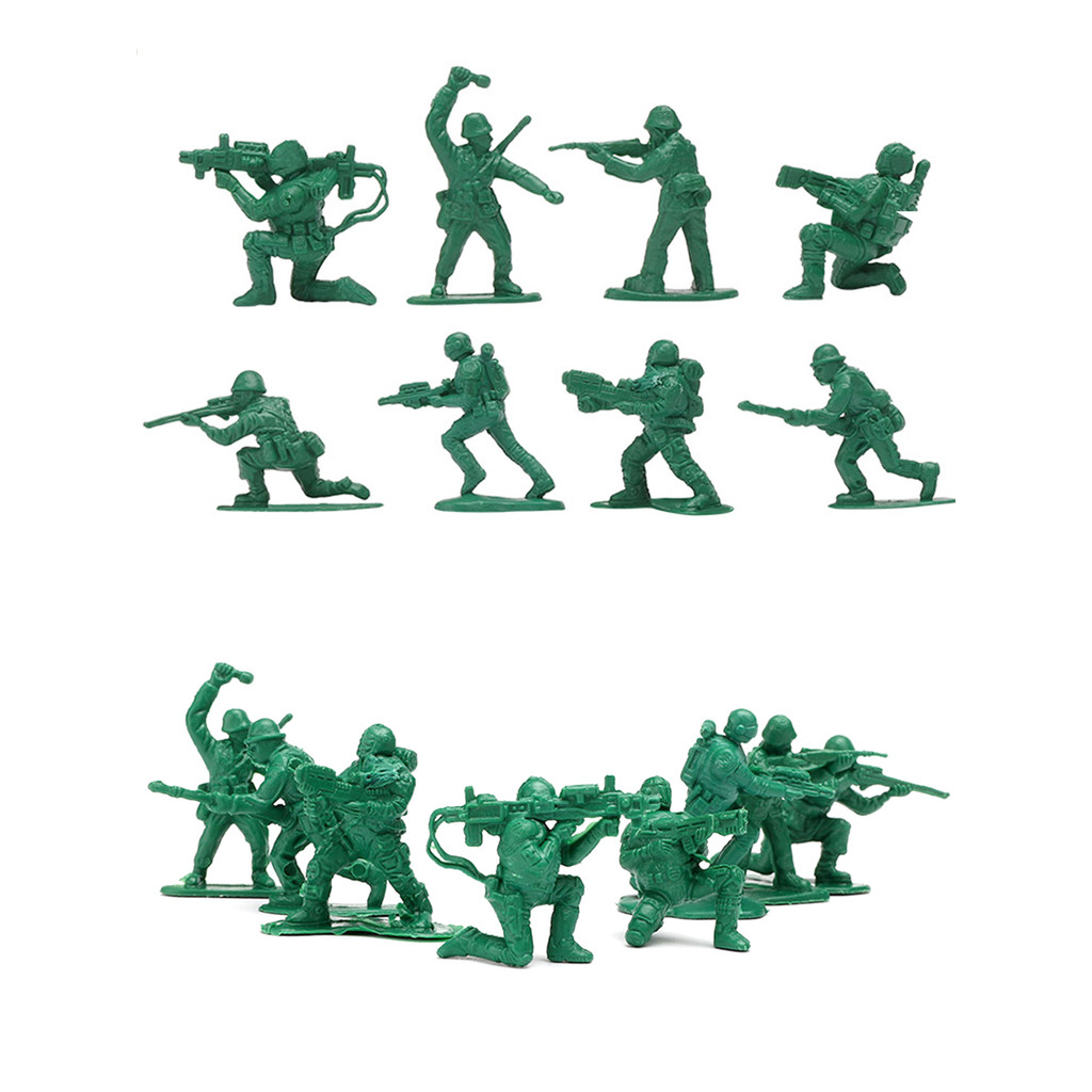 Jual ViiKONDO Army Men Toy Soldier 1/72 Mini Plastic Action Figure ...