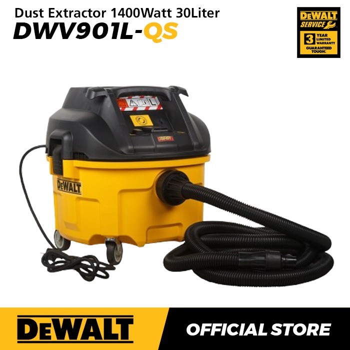 Jual Dewalt Dust Extractor / Vacuum 1400Watt 30Liter DWV901L-QS ...