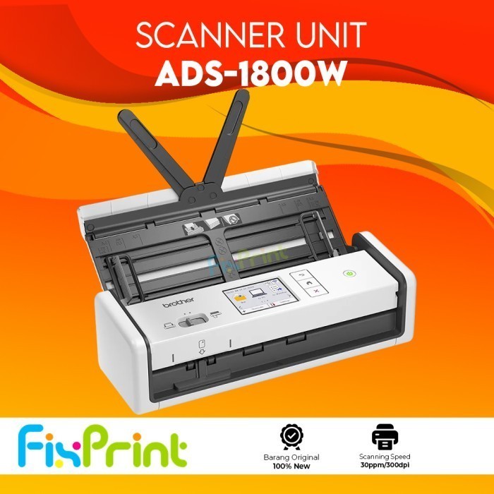 Jual Scanner ADS-1800W Scanner Dokumen ADS 1800 Mesin Portable Scanner ...