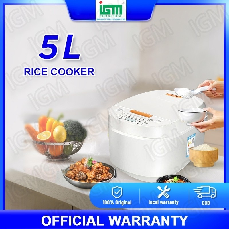 Jual 5L Rice Cooker Multifungsi Kapasitas Besar Penanak Nasi Desain ...