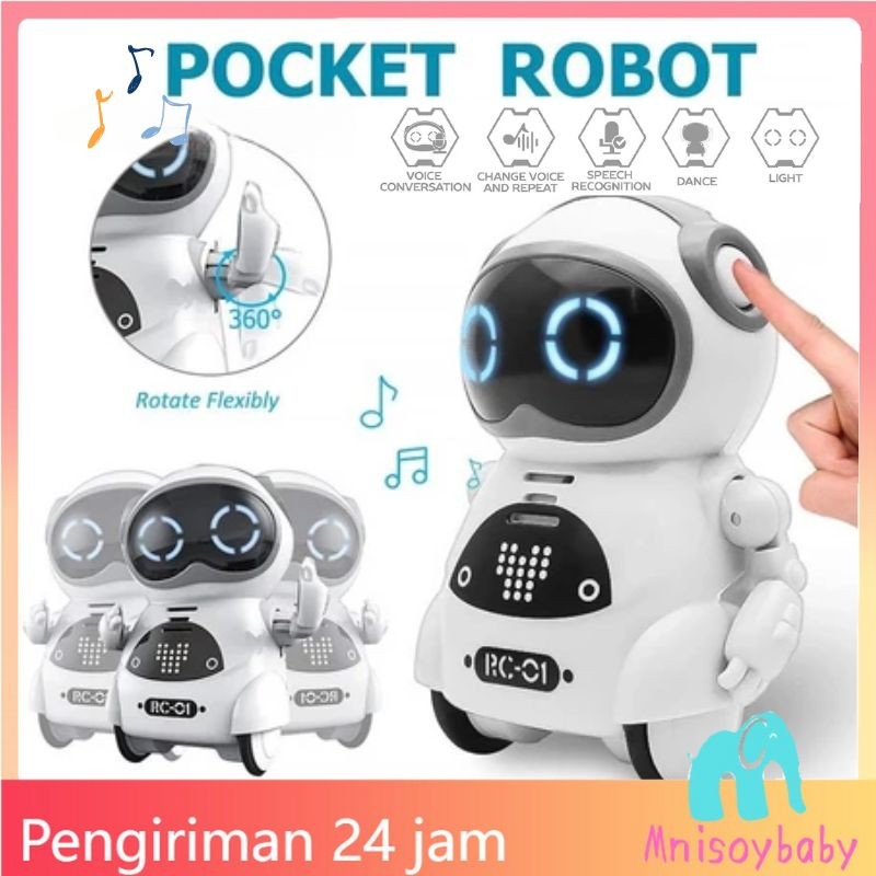 Jual [Penjual Lokal] Pocket Emo Robot Talking Interactive Dialogue ...