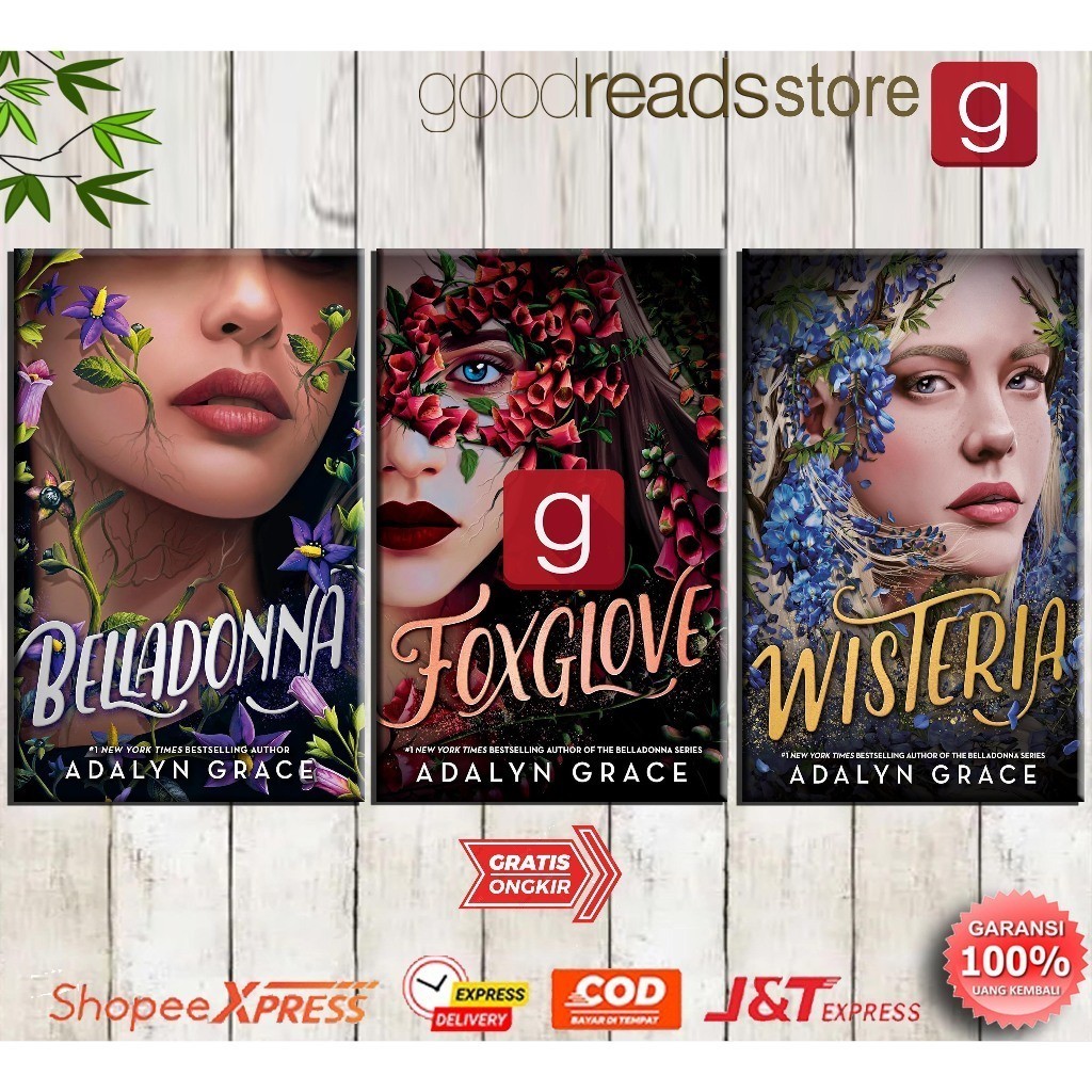 Jual Belladonna | Foxglove | Wisteria - Adalyn Grace (English) | Shopee ...