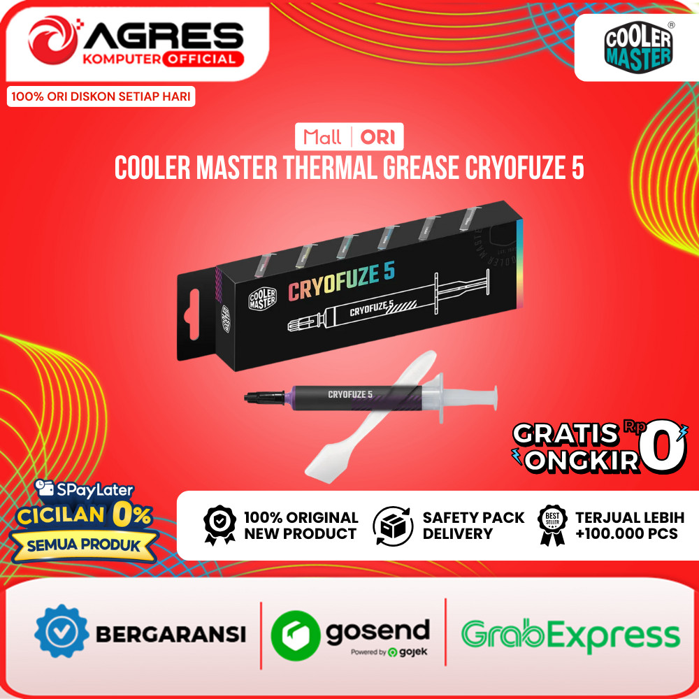 Jual COOLER MASTER THERMAL PASTE CRYOFUZE 5 VIOLET | Shopee Indonesia