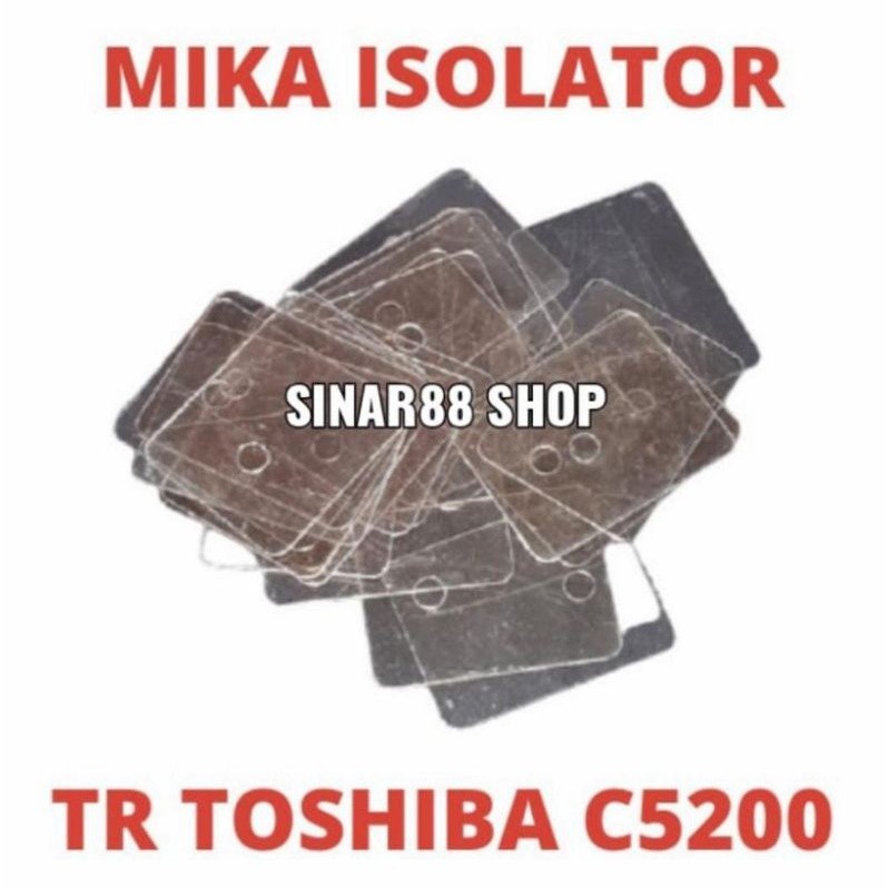 Jual MIKA MICA ISOLATOR TR TRANSISTOR TOSHIBA NJW 5200 1943 3281 1302 ...