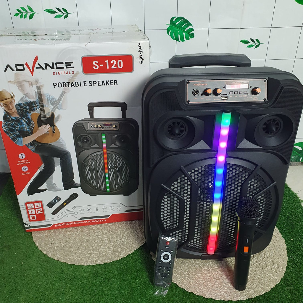 Jual Speaker Advance S-120 Meeting 12 inch S120 1 Mic Wireless | Shopee Indonesia